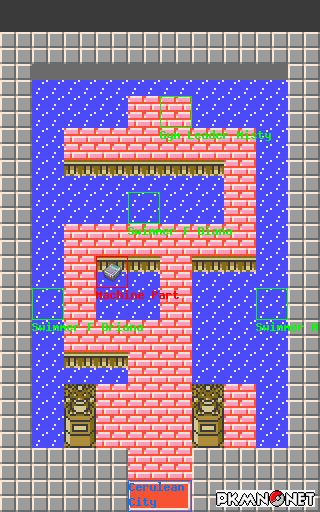 Dex :: Cerulean Gym in Crystal :: PKMN.NET